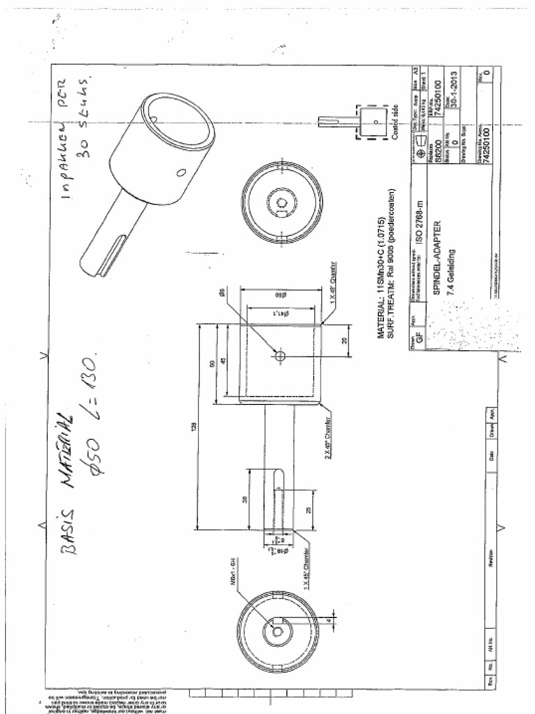 Drawing For CNC Turners 2 | PDF