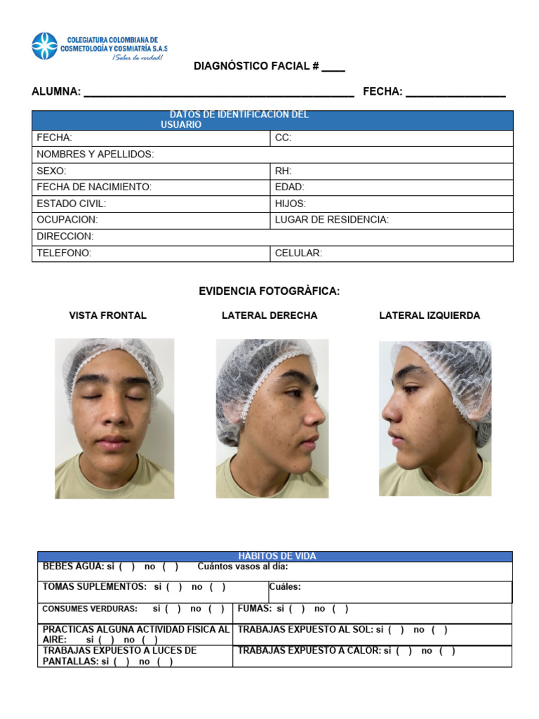 Diagnòstico Facial Completo 2 | PDF | Dermatología | Medicina CLINICA