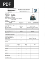 Welder I.D Card | PDF | Welding | Construction