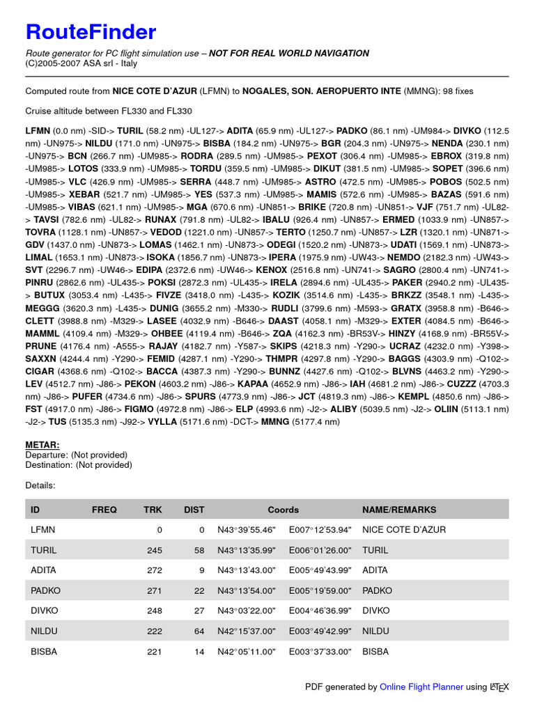 LFMN MMNG | PDF | Vehicles | Jet Aircraft