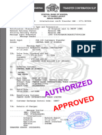 Sample TT Copy Format | PDF | Finance & Money Management