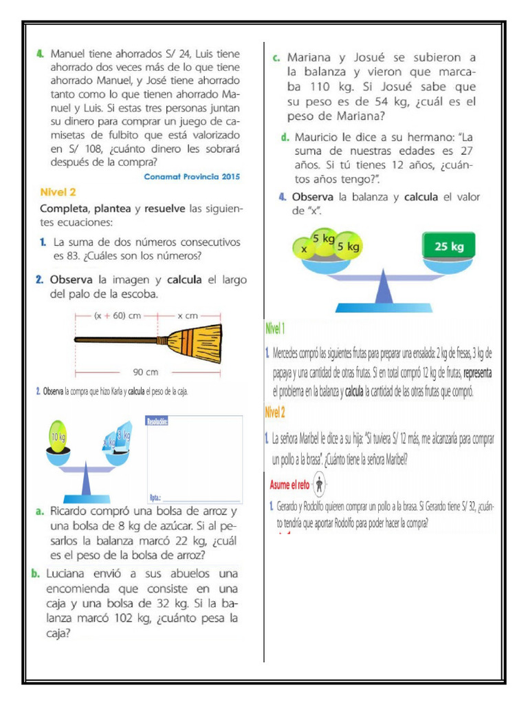 Algebra Semana 5 | PDF