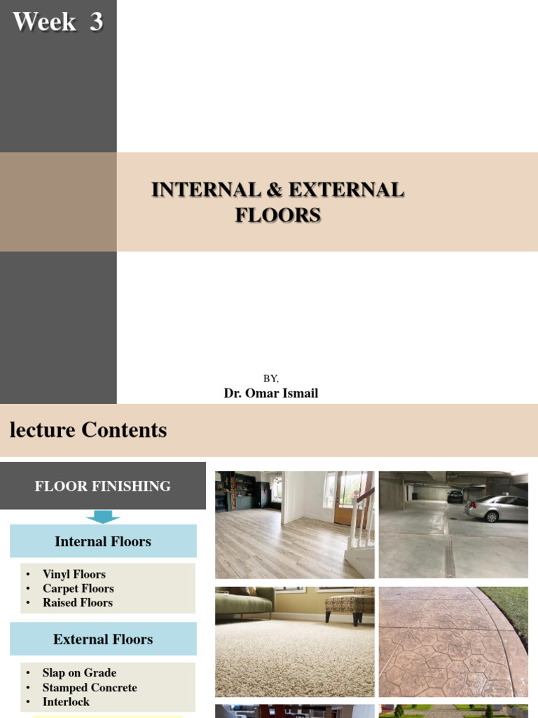Internal & External Flooring Techniques | PDF | Polyvinyl Chloride ...