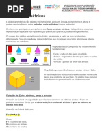 Solidos Geometricos Vertice Aresta e Face | PDF | Vértice (Geometria ...