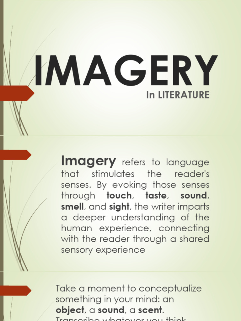 Imagery | PDF | Senses | Taste