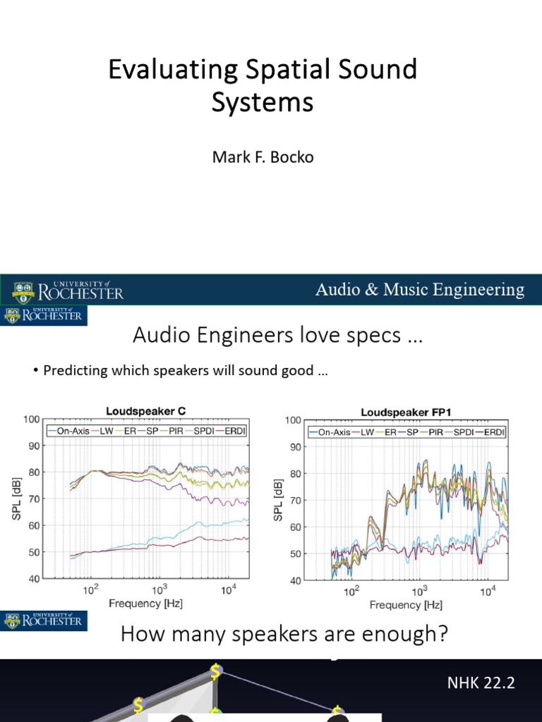 Evaluating Spatial Sound Systems | PDF | Sound | Acoustics