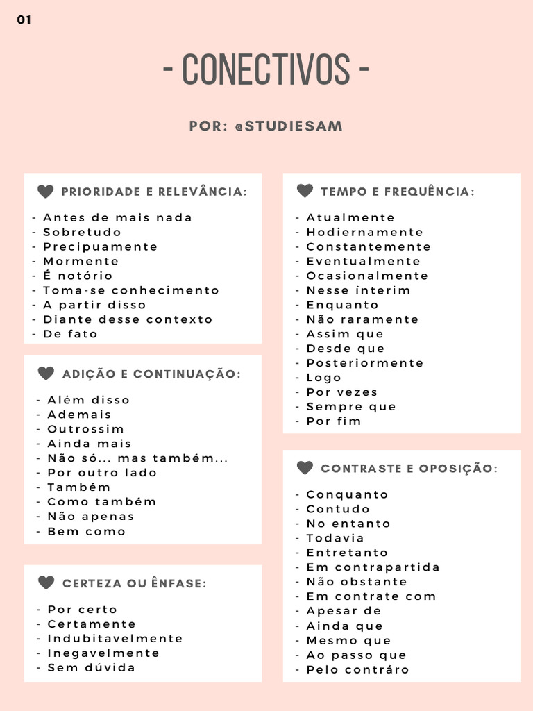 Lista Com Conectivos | PDF