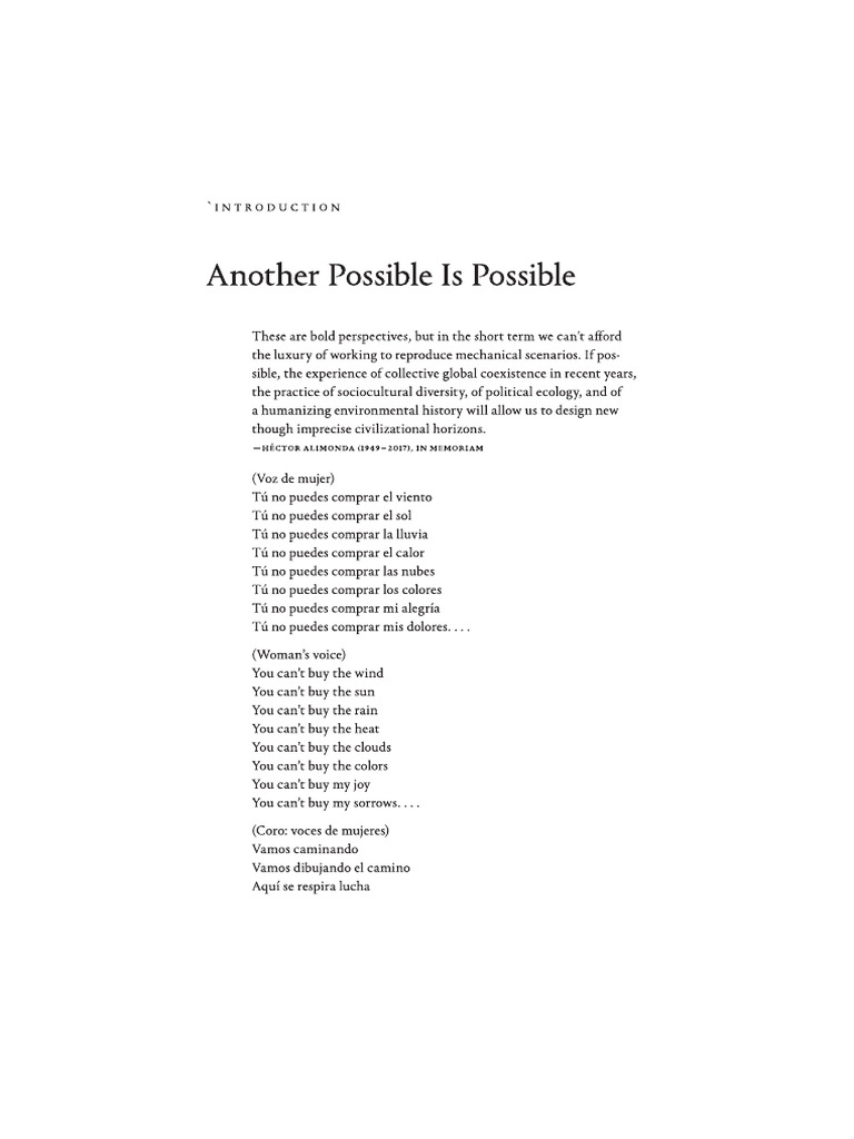 Introduction Another Possible Is Possible | PDF