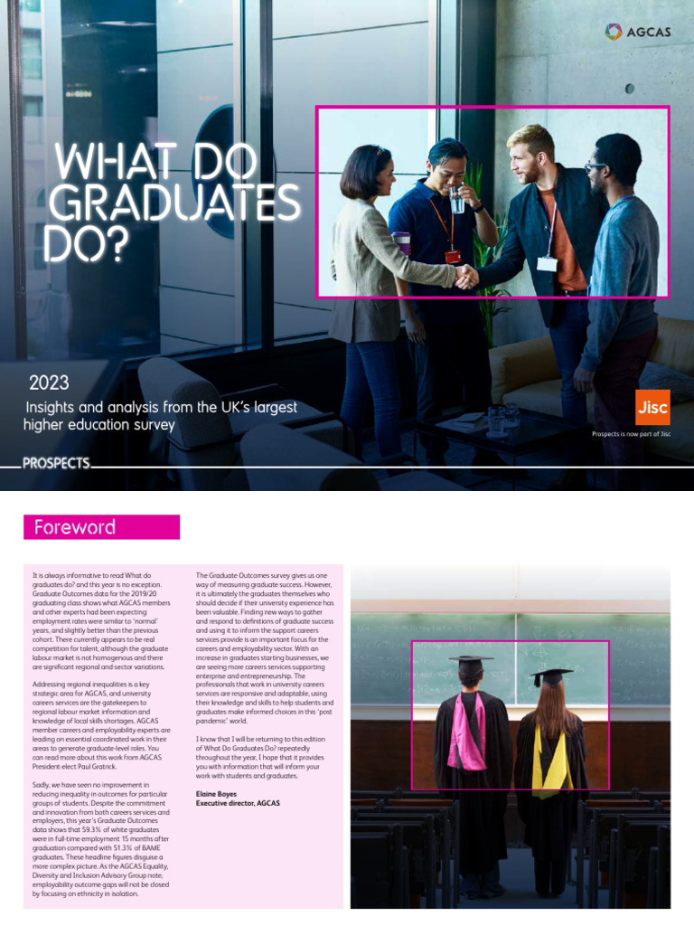 Graduate Outcomes 2023 Insights | PDF | Small And Medium Sized ...