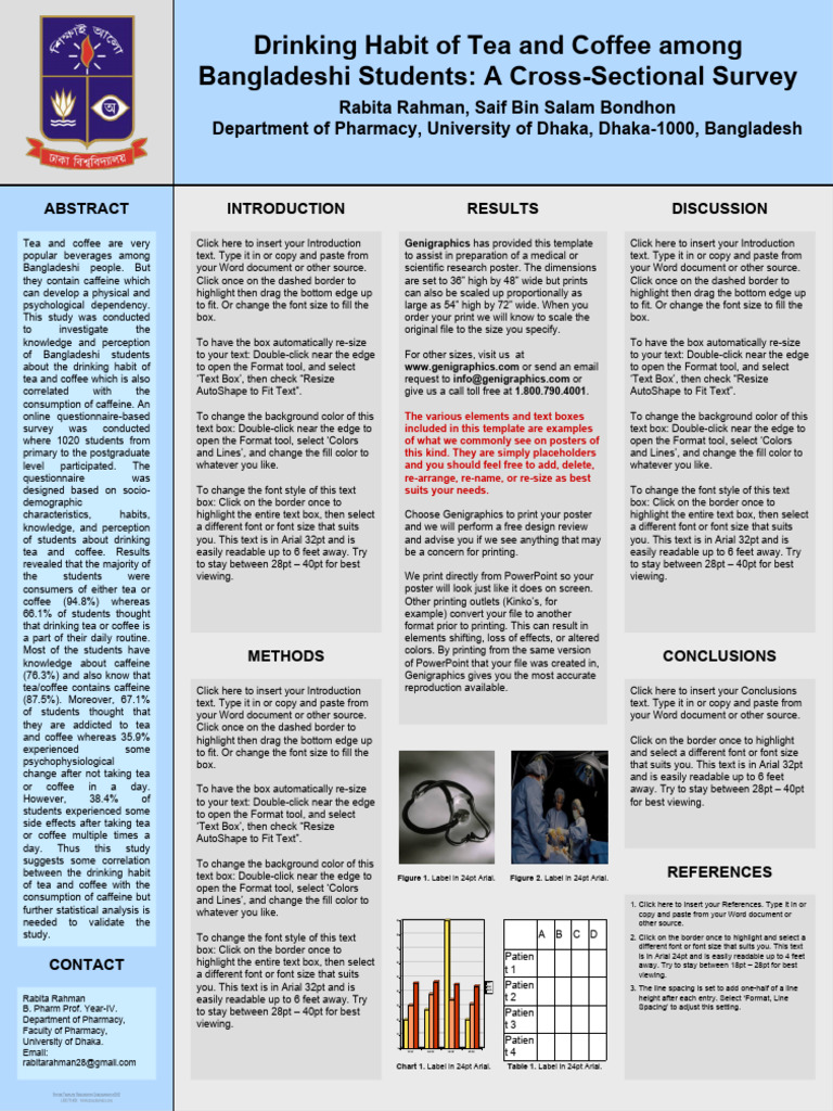 Caffeine Poster Pdf Coffee Tea