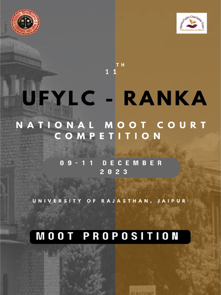 Ranka National Moot Court 2023 | PDF | Pollution | Water Pollution