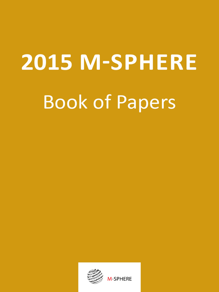 Book of Papers M-Sphere 2015 | PDF | Social Media | Popular Culture ...