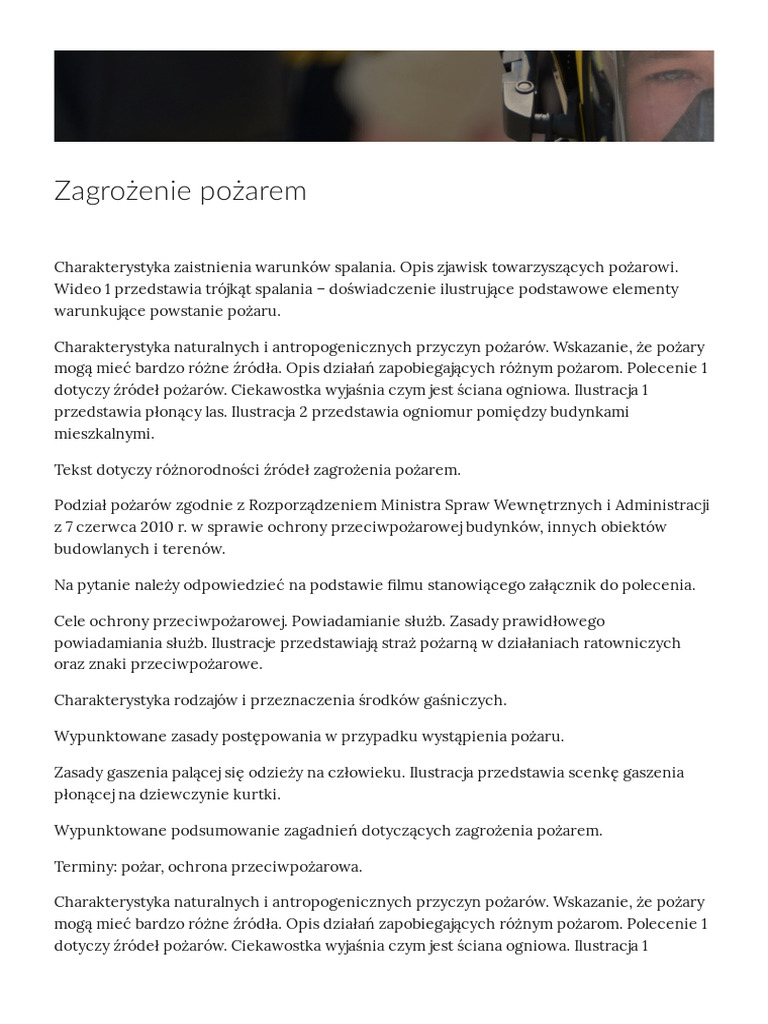 Zagrozenie Pozarem | PDF Zagrozenie Pozarem | PDF