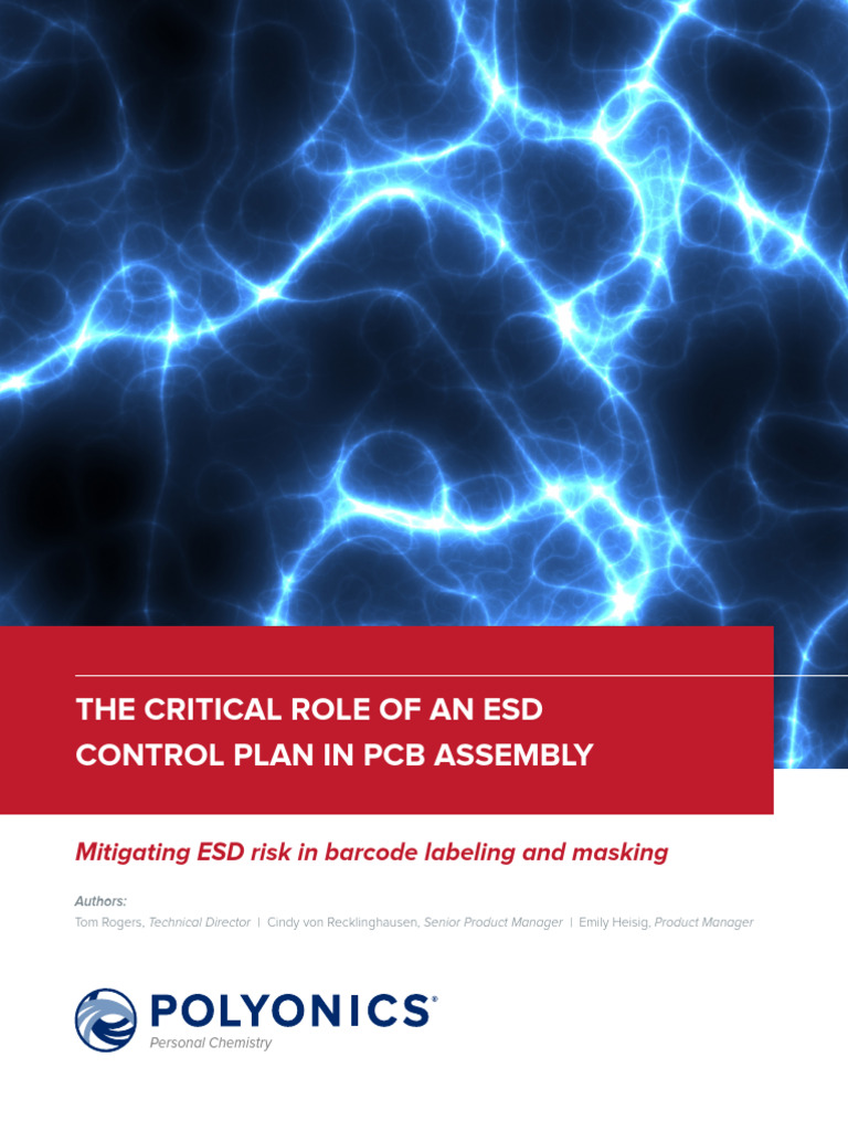 Polyonics ESD Control Plans in PCB Assembly | PDF | Electrostatic ...