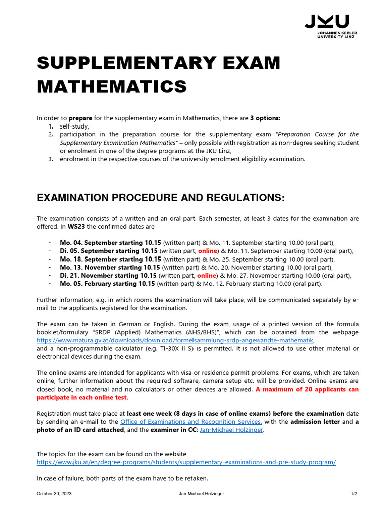 WS23 Information English U1 | PDF | University And College Admission ...