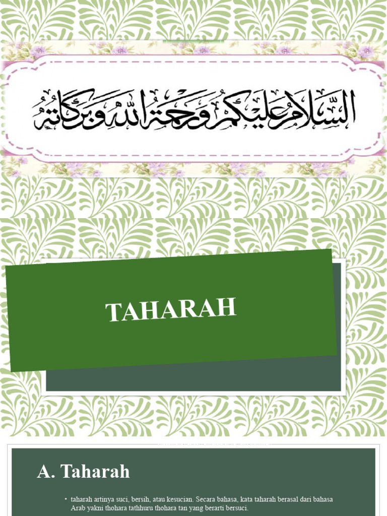 ppt taharah | PDF