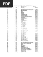 AIIMS Rate List | PDF | Coagulation | Blood Plasma