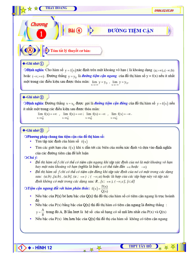 Duong Tiem Can-Hs 2022 | PDF