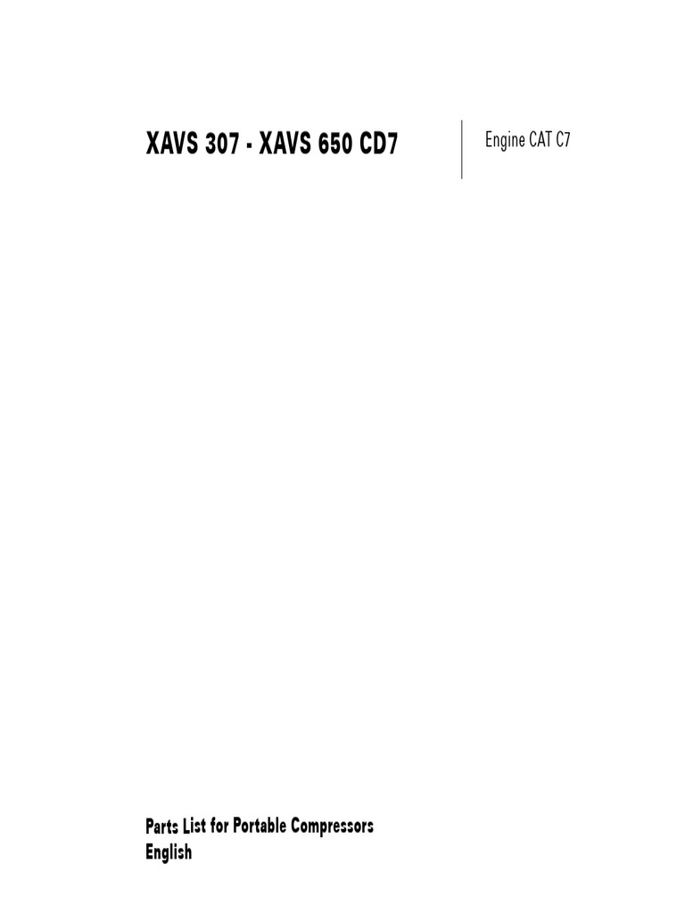 Xavs 307 - Xavs 650 CD7 | PDF | Pipe (Fluid Conveyance) | Valve