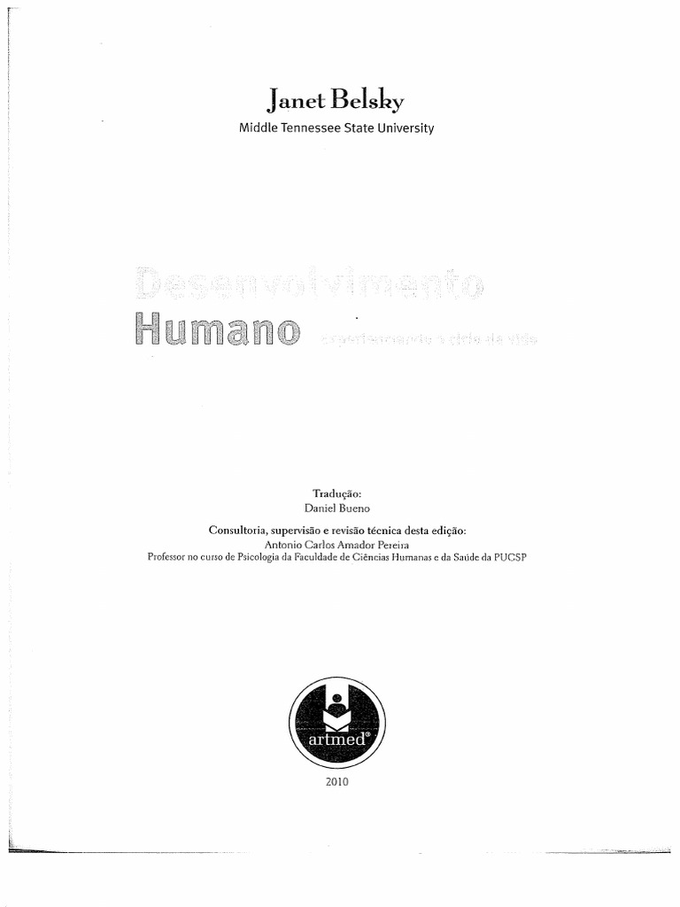 Desenvolvimento Humano - Belsky | PDF