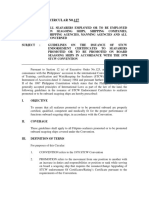 MARINA CoC and CoP Requirements Update | PDF | Shipping