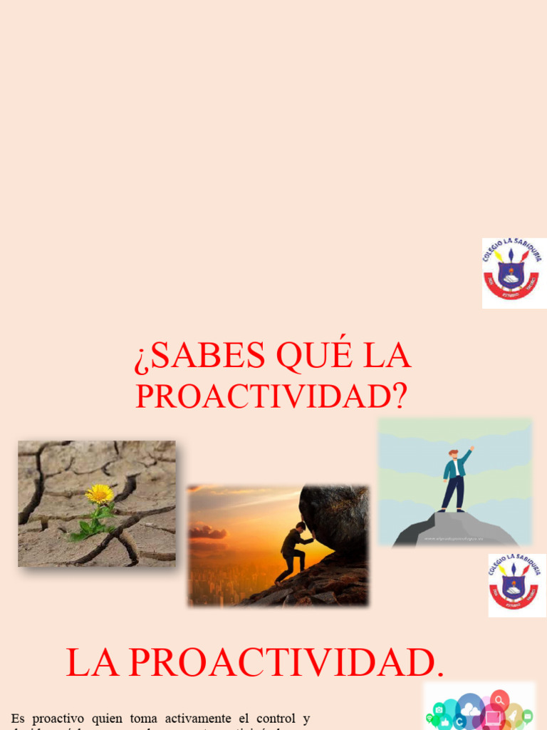 Proactividad | PDF | Hora