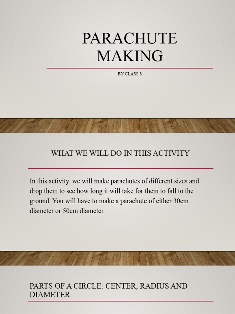 Parachute Making | PDF