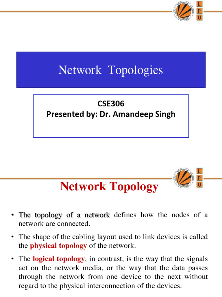 Network Topologies | PDF | Network Topology | Network Switch