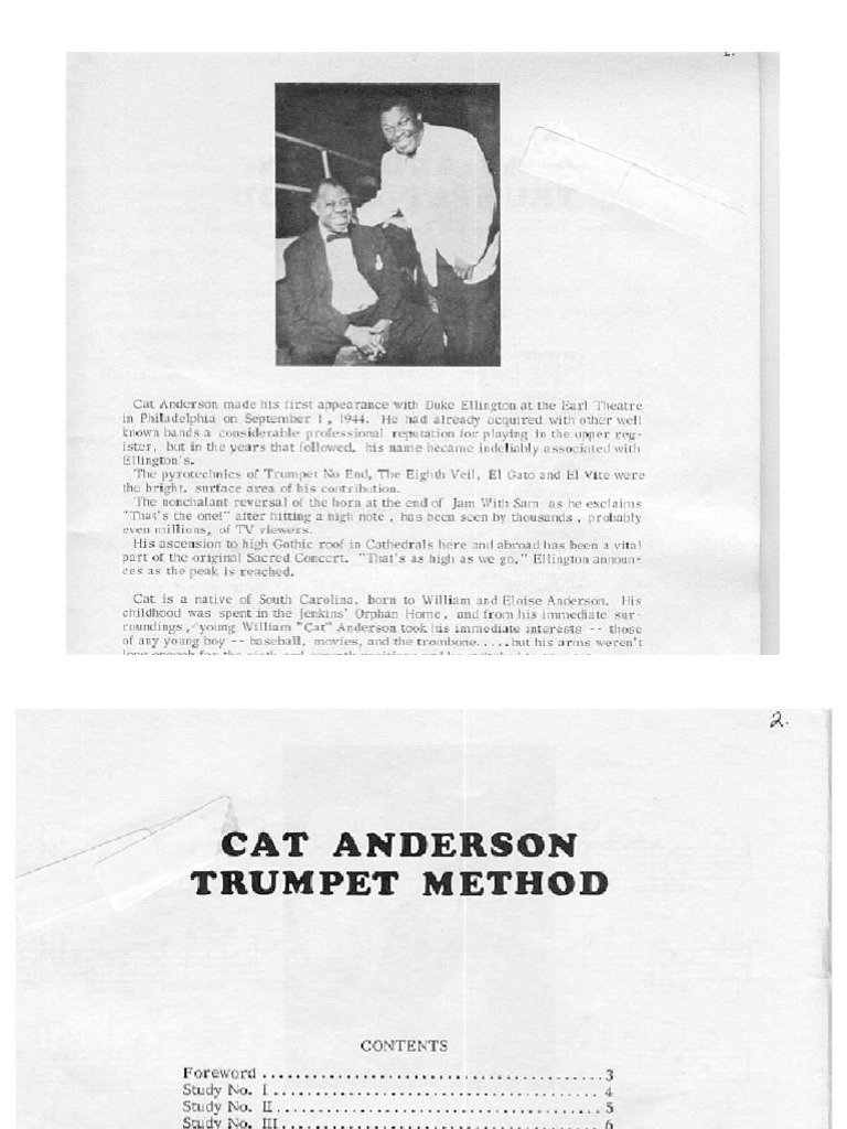 Cat Anderson Trumpet Methodpdf Compress | PDF