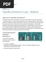 Triptico Sobre El Vape | PDF | Cigarrillo electrónico | Especialidades ...