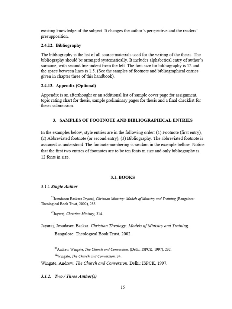 Footnotes and Bibliography | Download Free PDF | Bibliography | Faith