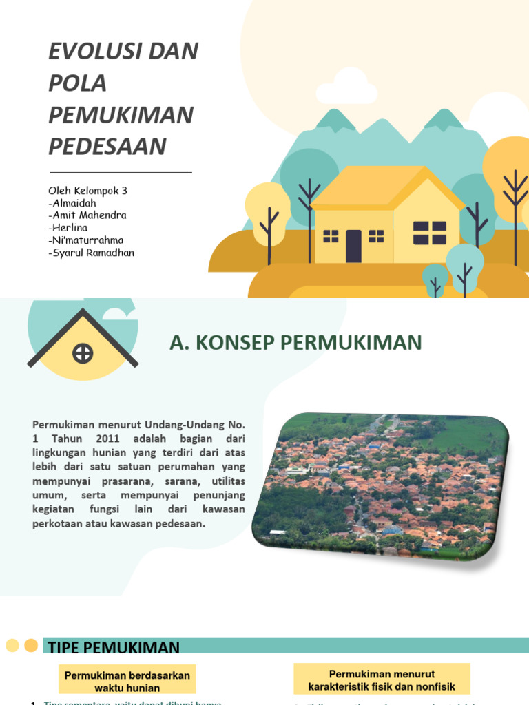 (PPT) Evolusi Dan Pola Permukiman Pedesaan | PDF | Perjalanan | Griya ...