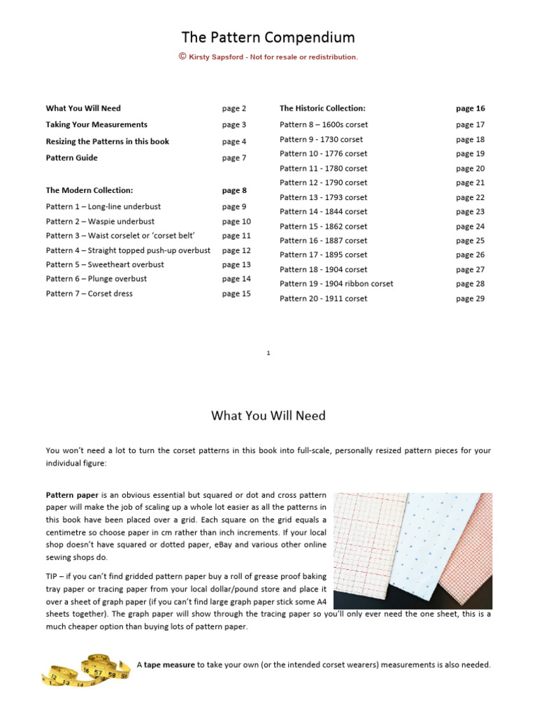The Pattern Compendium | PDF | Fashion | Clothing