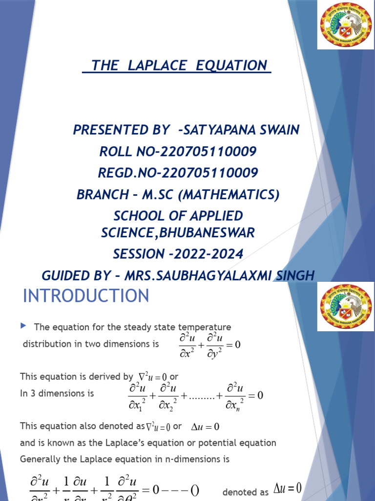 Laplace Equation in Various Coordinates | PDF | Equations ...