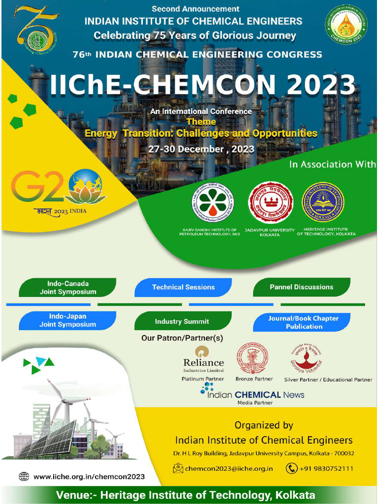 Iiche Chemcon 2023 | PDF