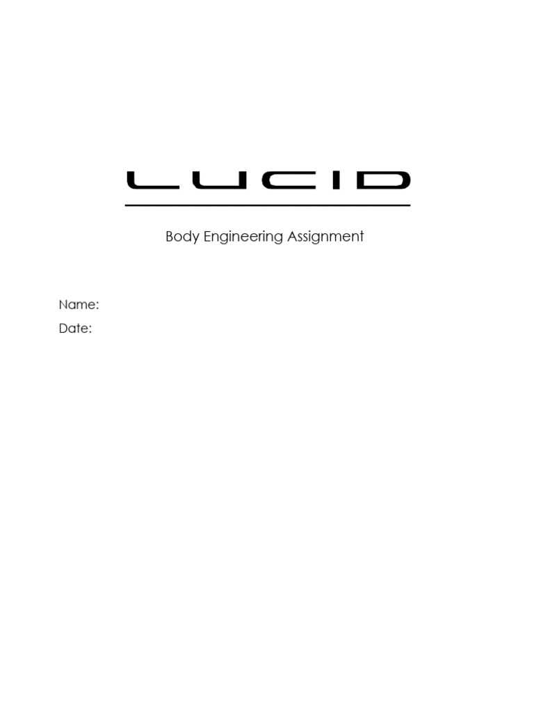 Body Engineering Assignment | PDF