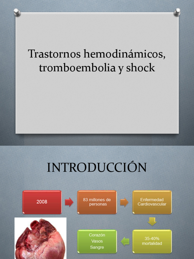 Cap.4 Trastornos Hemodinamicos, Tromboembolia y Shock | PDF | Plaqueta | Coagulación