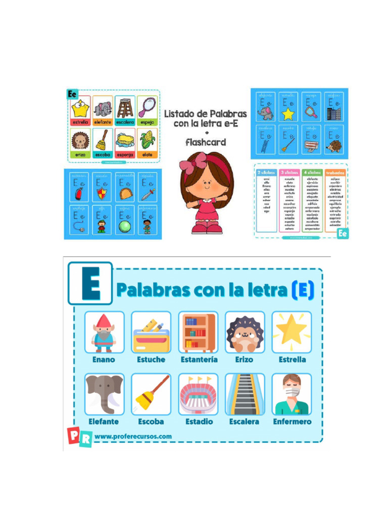 Palabras cON E | PDF