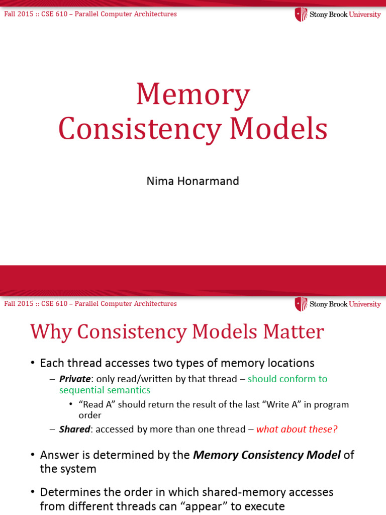 06 Consistency | PDF | Parallel Computing | Central Processing Unit