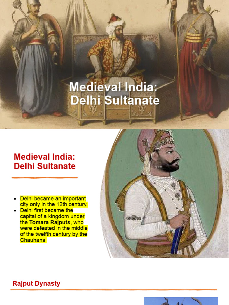 3.medieval India - Delhi Sultanate | PDF | Bengal | Asia