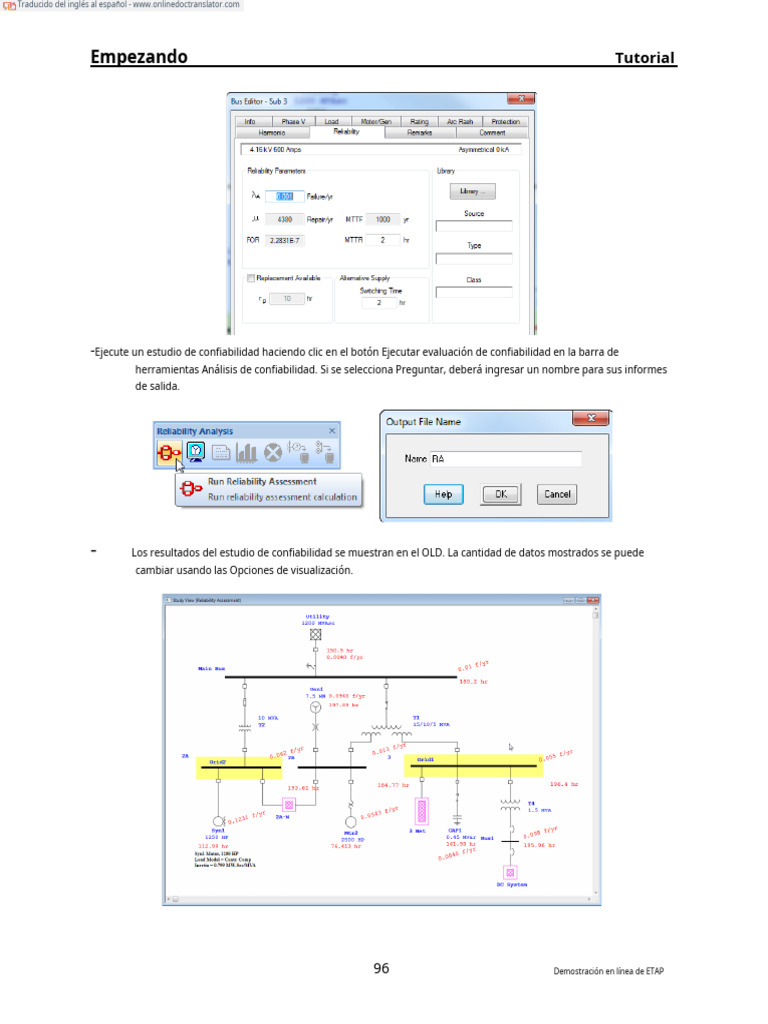 Etap Gettingstarted Demo (100-130) .En - Es | PDF | Ventana ...