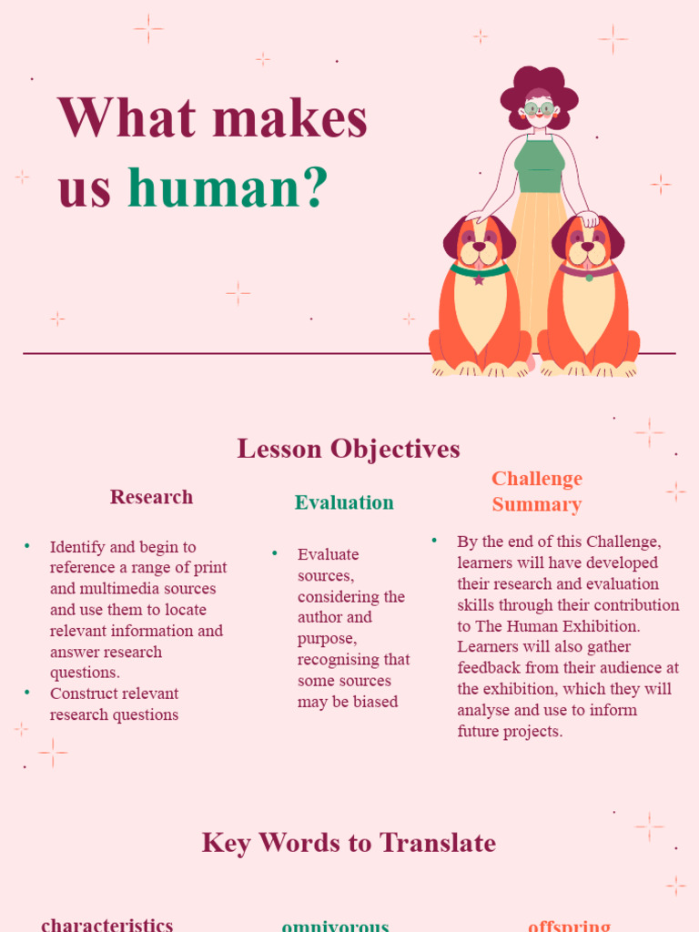 Key Traits Defining Humanity | PDF | Human | Thought