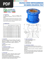 Valvula Compuerta Bridada | PDF | Ingeniería mecánica | Unión