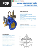 Valvula Compuerta Bridada | PDF | Ingeniería mecánica | Unión