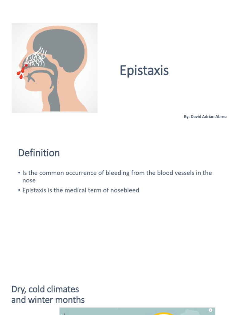 Module 3 Epistaxis | PDF