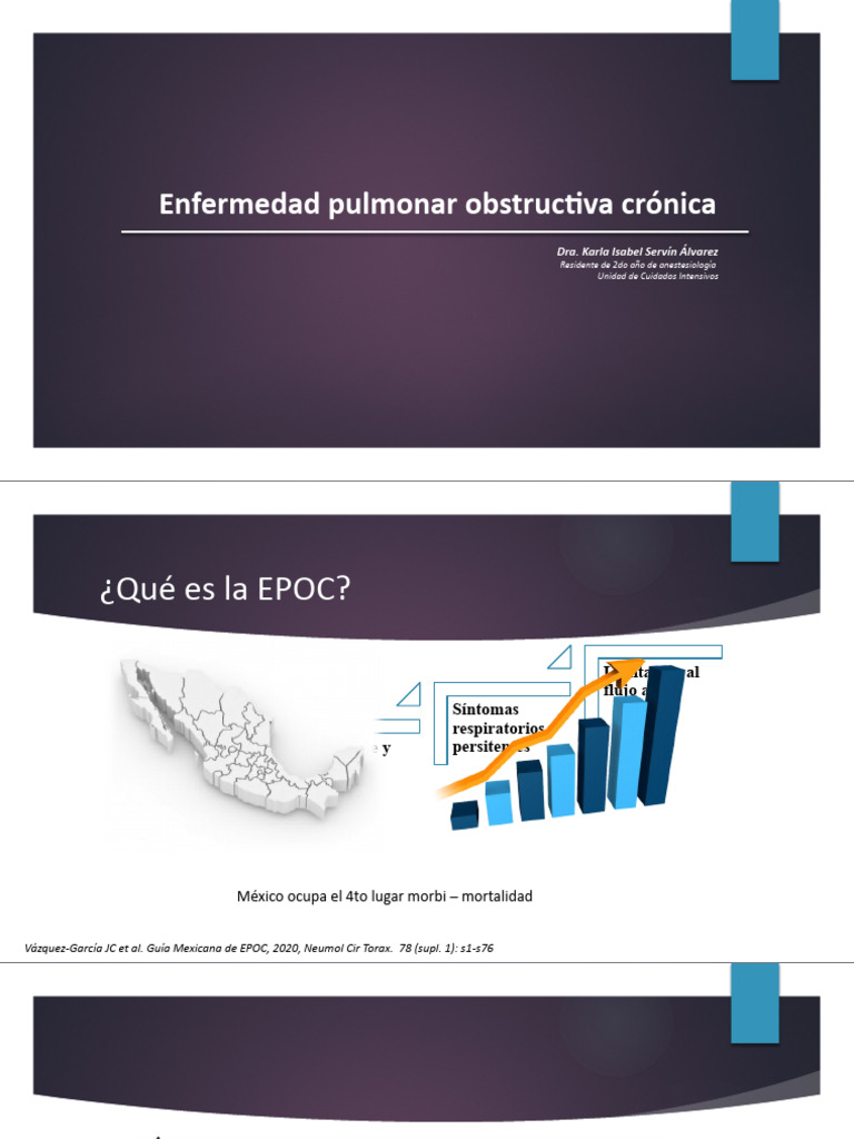 EPOC | PDF | Enfermedad pulmonar obstructiva crónica | Medicina