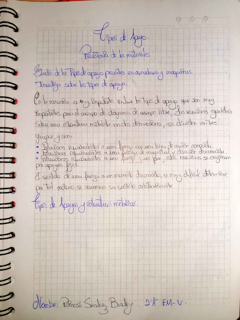 Tipos de Apoyo - 2a-Em-V | PDF