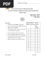 Msce Maths Paper 1 | PDF | Geometry | Mathematical Concepts