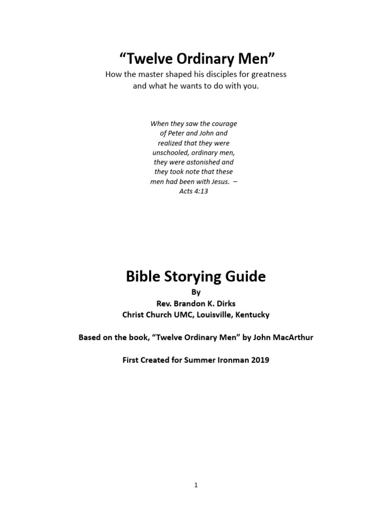 0e9319954 1570205981 Twelve Ordinary Men 8 Sessions Final | PDF | Jesus ...