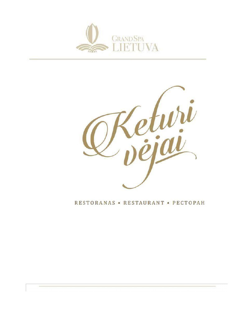 Keturi-Vejai Meniu | PDF